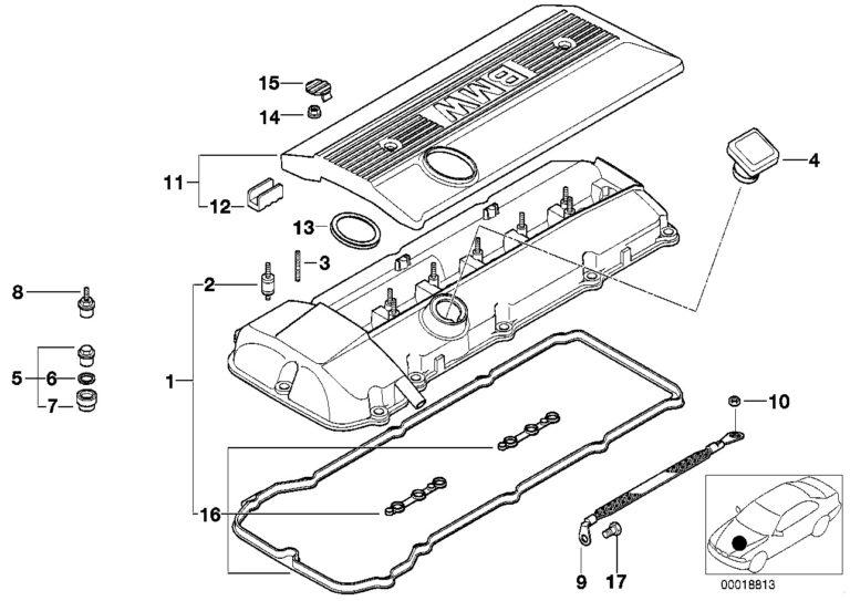11121738608 BMW pultti M6, OE – Bemariosat.fi