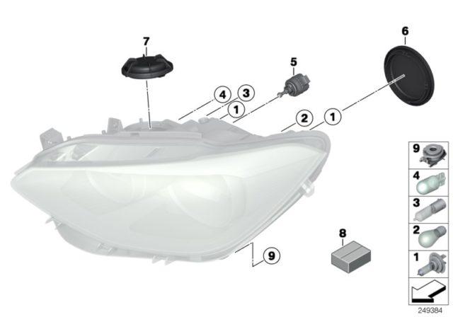 63117207574 BMW ajovalojen korkeudensäätömoottori, OE – Bemariosat.fi