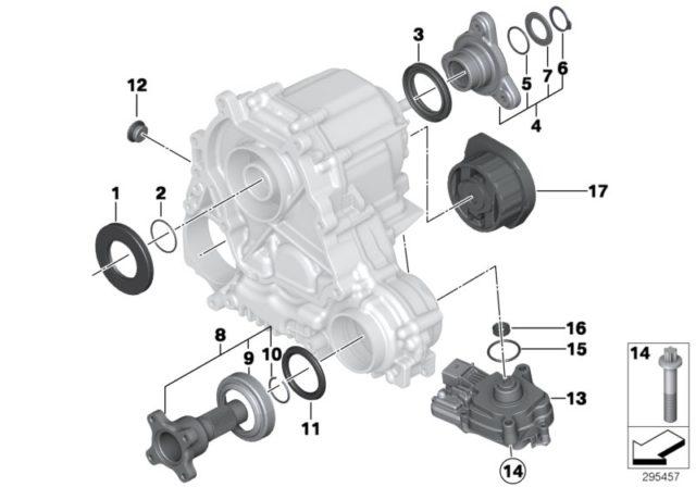 27107593440 BMW laippasarja ATC35L jakolaatikkoon, kardaanin lähtö, OE ...